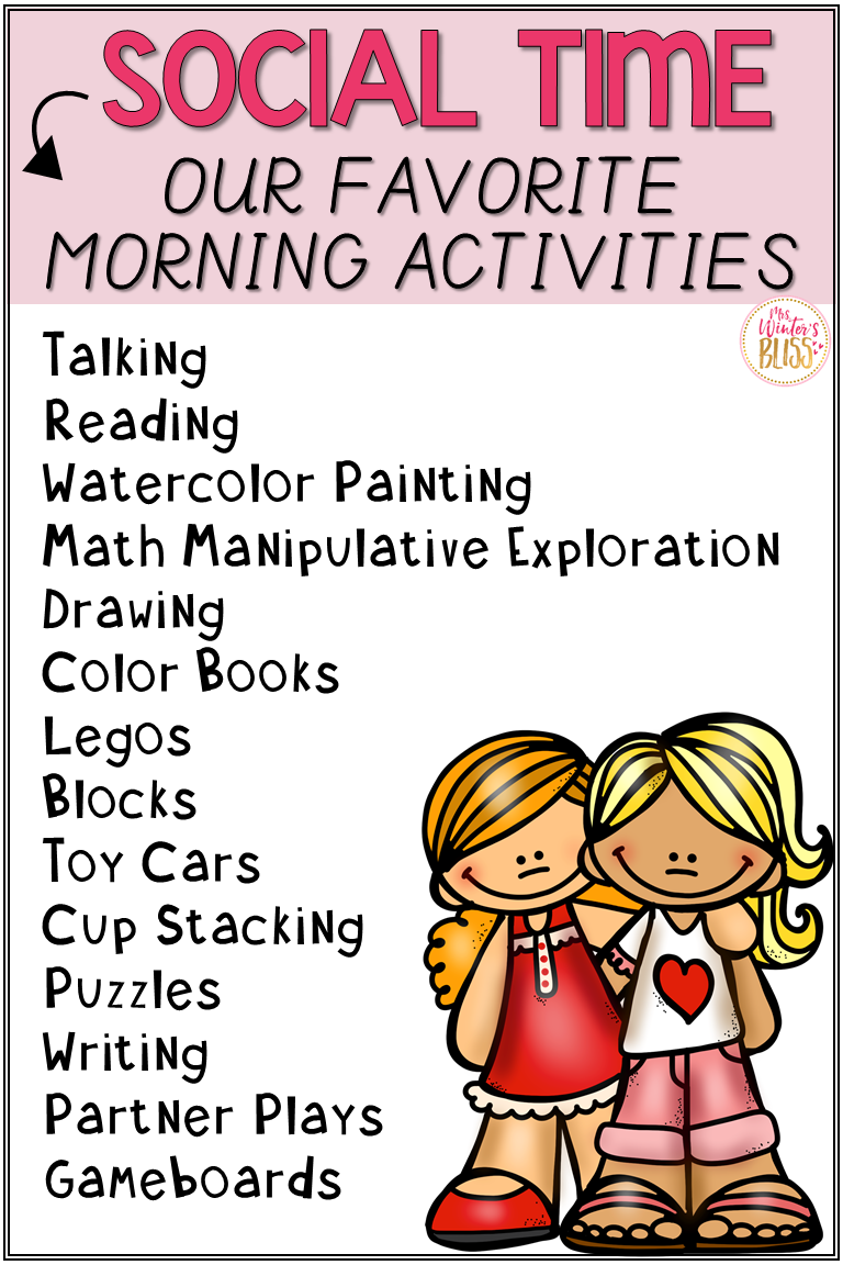 Social Time! - Lead in Literacy - Resources For Kindergarten, 1st & 2nd ...