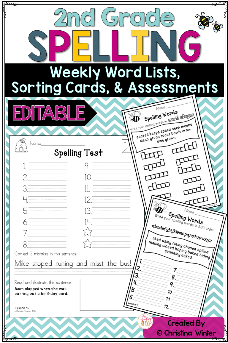 Free Spelling Activities - Lead in Literacy - Resources For ...