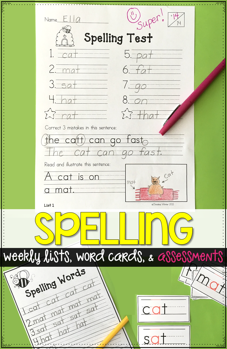 Free Spelling Activities - Lead in Literacy - Resources For ...