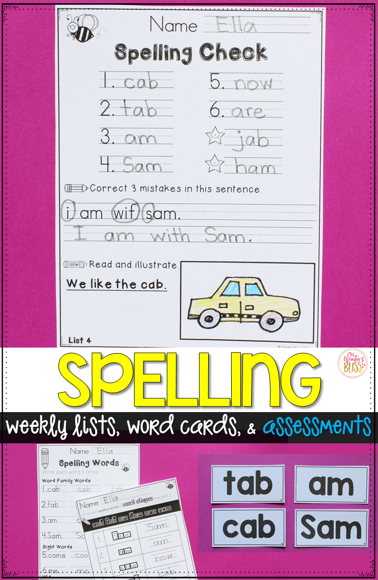 Free Spelling Activities - Lead in Literacy - Resources For ...