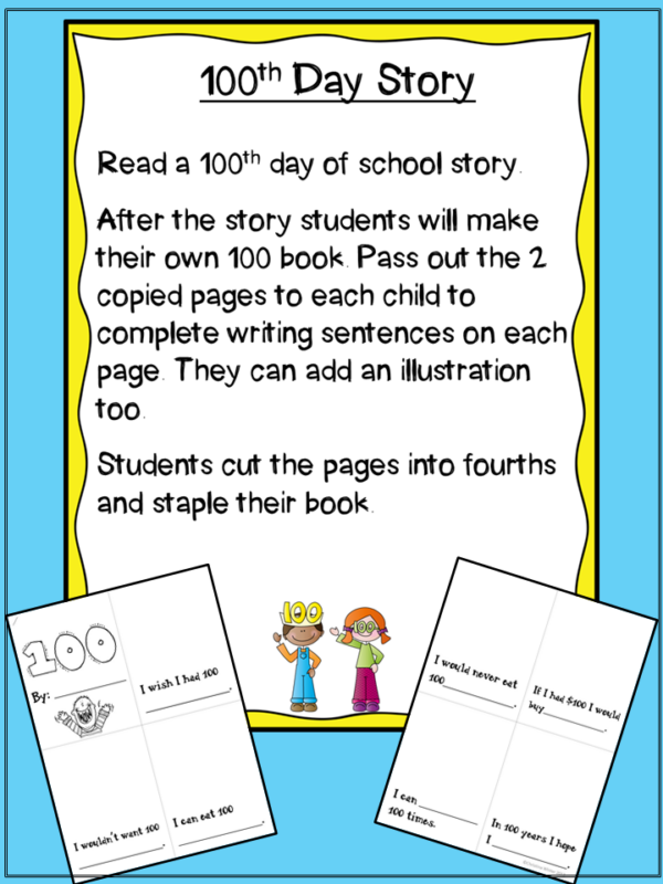 The Best 100th Day of School Activities! - Lead in Literacy - Resources ...