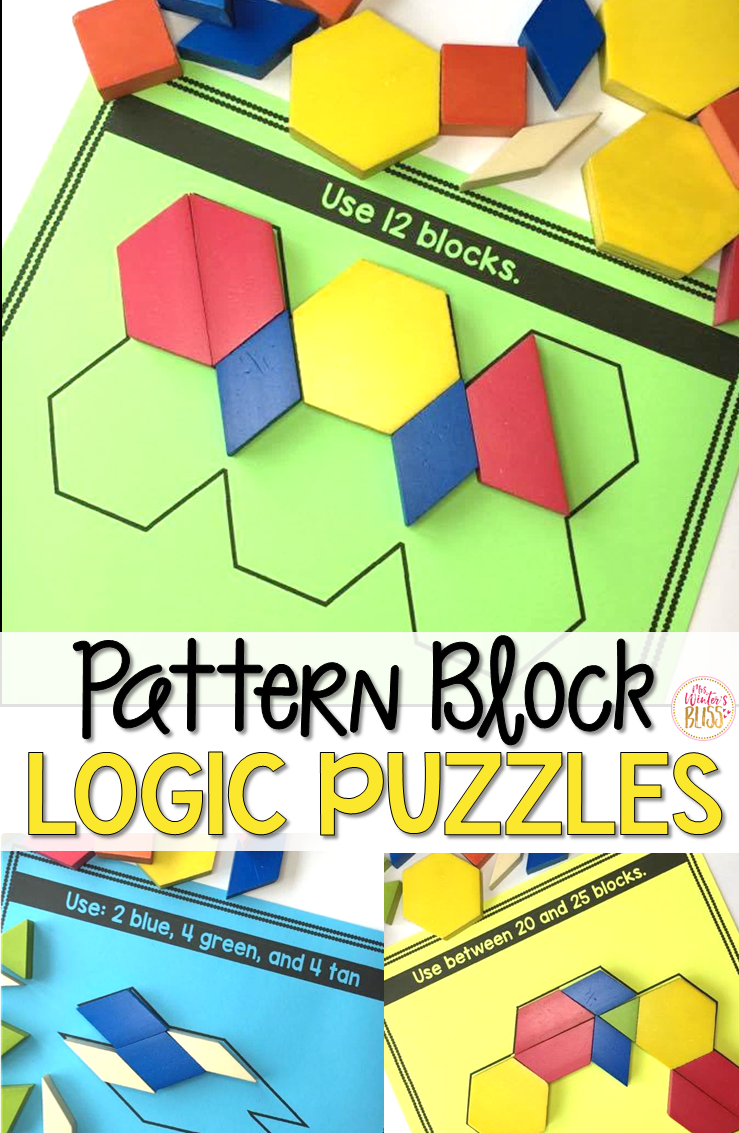 Pattern Block Logic Puzzles - Lead in Literacy - Resources For ...