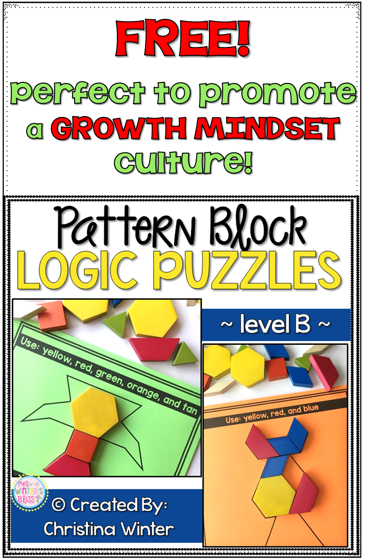 Pattern Block Logic Puzzles - Lead in Literacy - Resources For ...