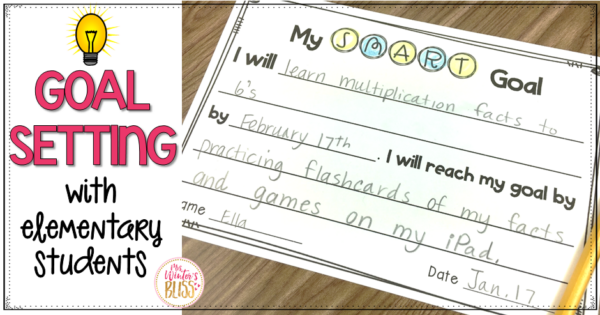 Goal Setting With Elementary Students - Lead in Literacy - Resources ...