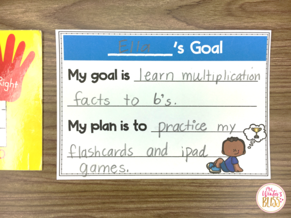 Goal Setting With Elementary Students - Lead in Literacy - Resources ...