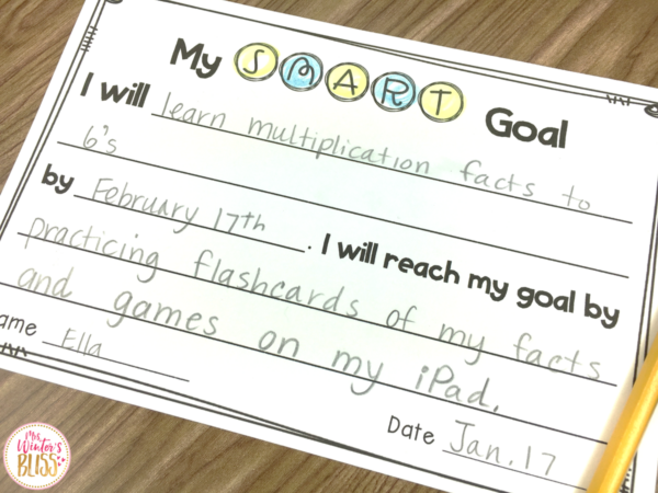 Goal Setting With Elementary Students - Lead in Literacy - Resources ...