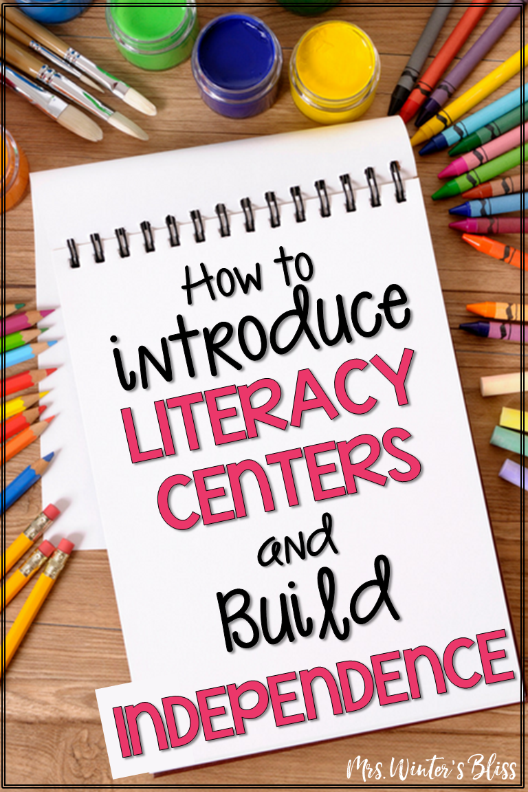 How To Introduce Literacy Centers and Build Independence - Lead in ...