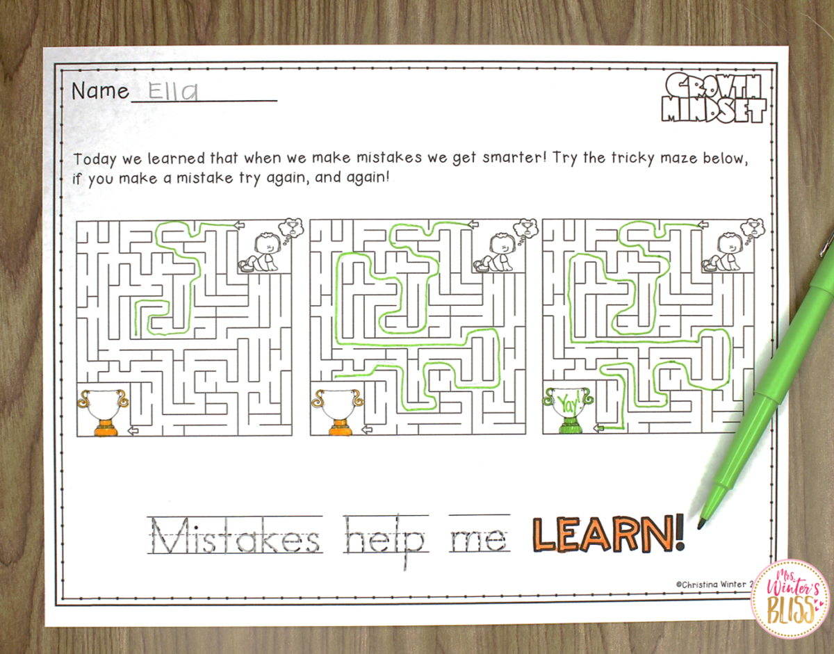 Turning Mistakes into Opportunities for Learning - Lead in Literacy ...