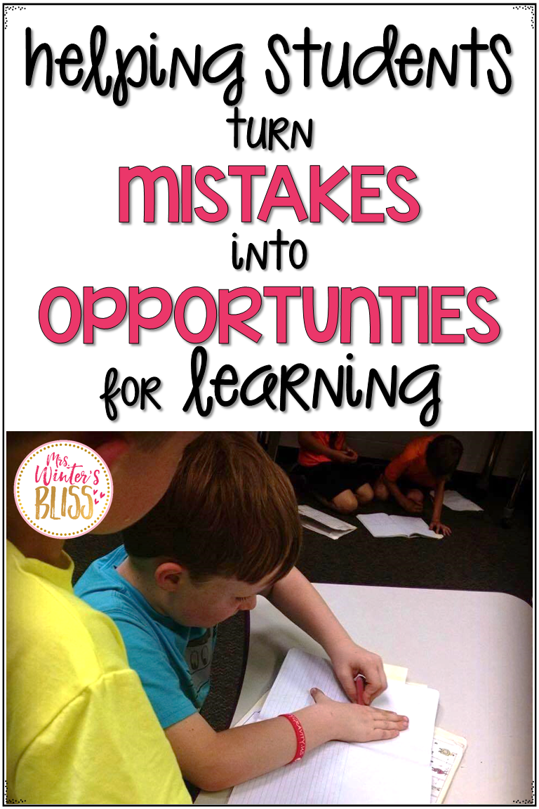 Turning Mistakes into Opportunities for Learning - Lead in Literacy ...