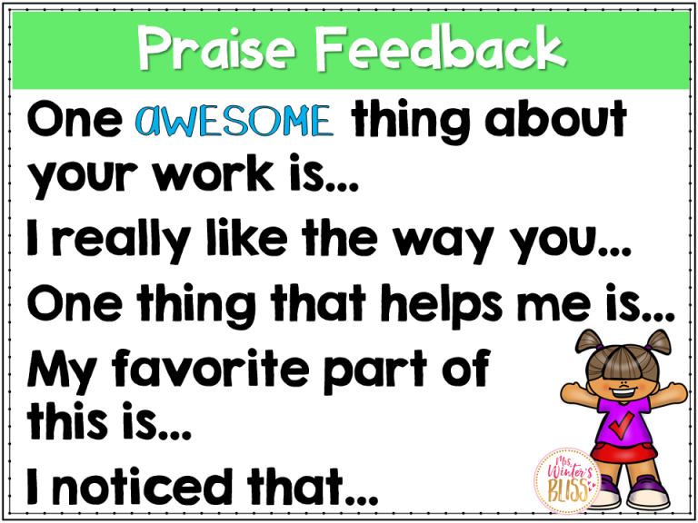 Process Praise : The Importance of Giving Students Effective Feedback ...