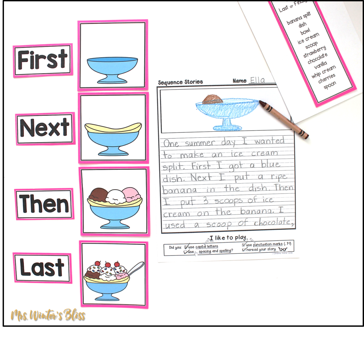 Teaching Story Retell and Sequence Writing - Lead in Literacy ...