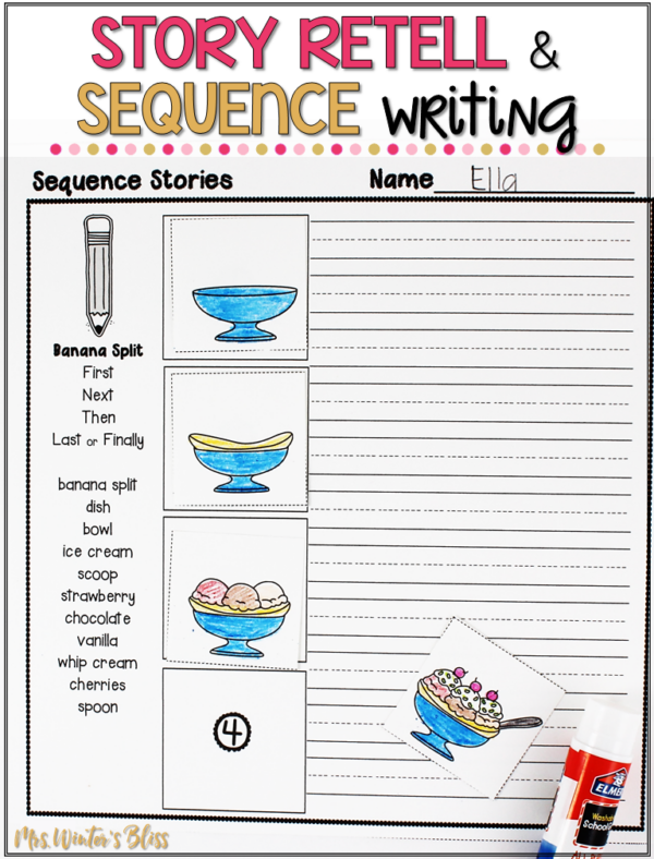 Teaching Story Retell and Sequence Writing - Lead in Literacy ...