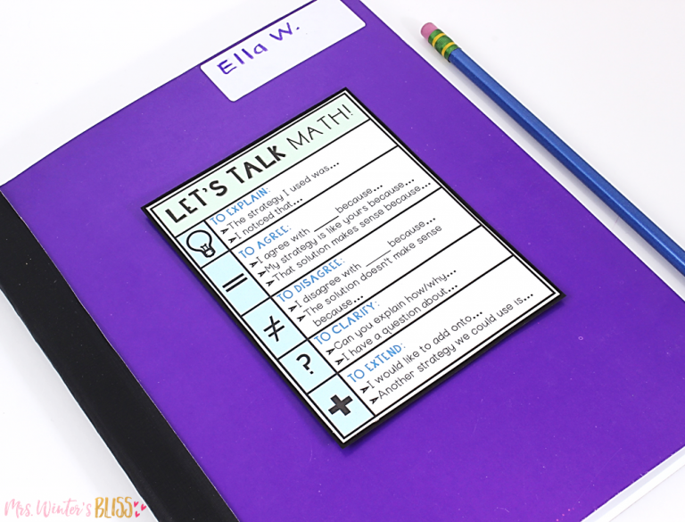 Let's Talk Math! Implementing Math Talk in the Classroom - Lead in ...