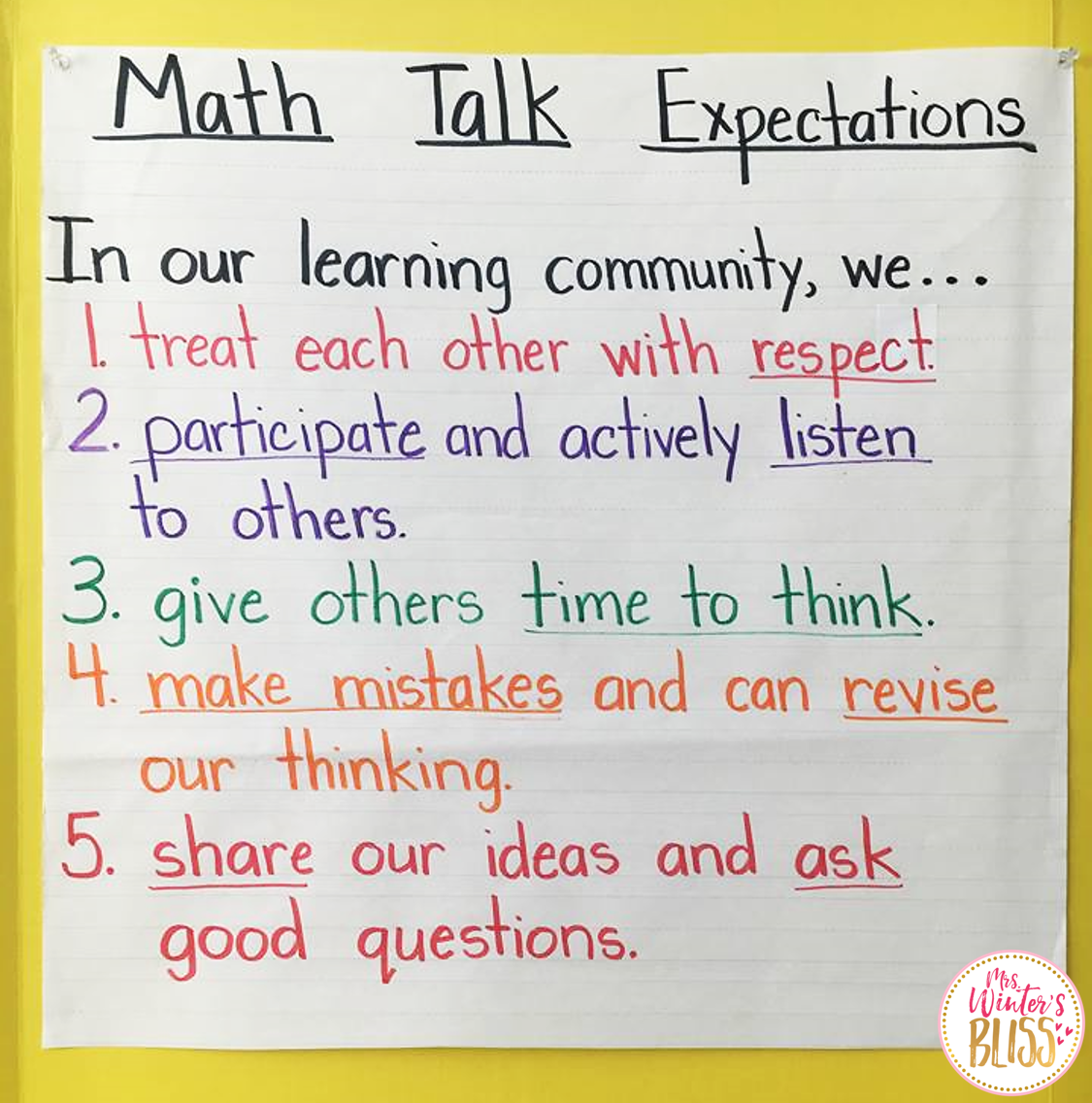 Let's Talk Math! Implementing Math Talk in the Classroom - Lead in ...