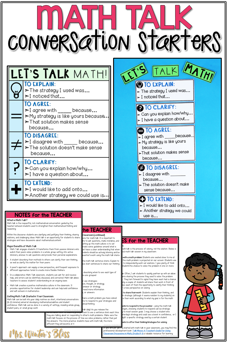 Let's Talk Math! Implementing Math Talk in the Classroom - Lead in ...