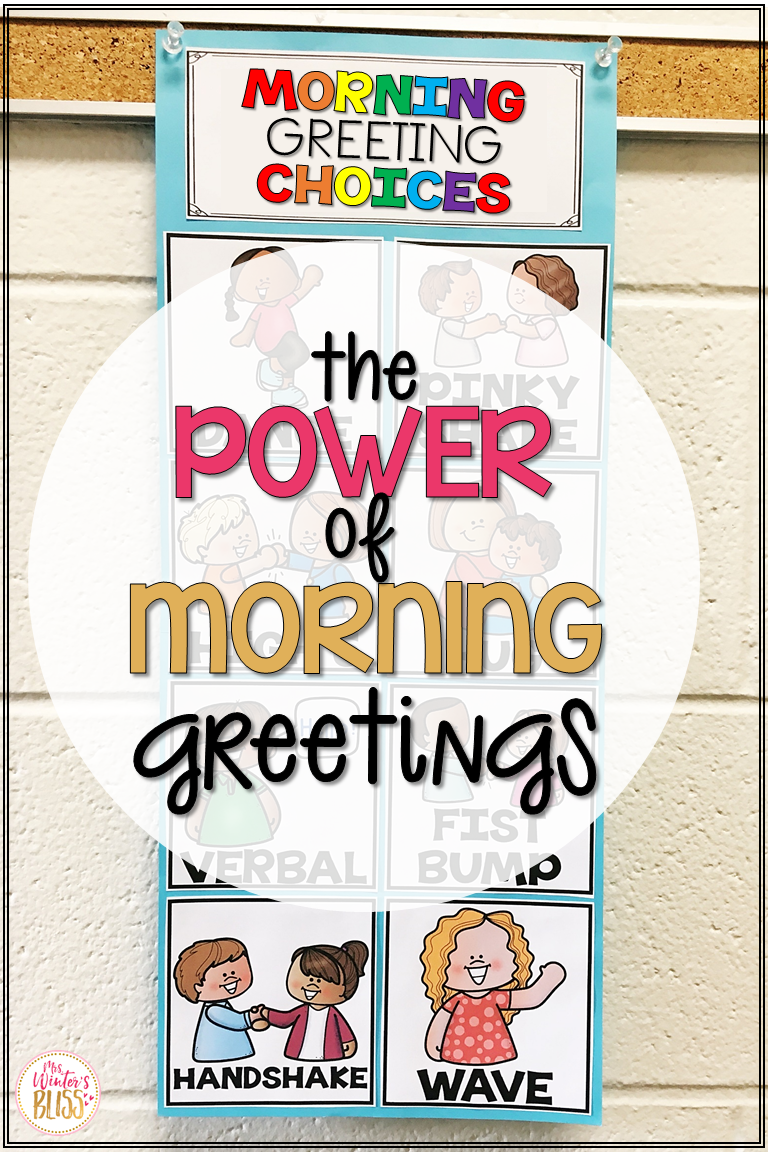 The Power of Morning Greetings - Lead in Literacy - Resources For ...