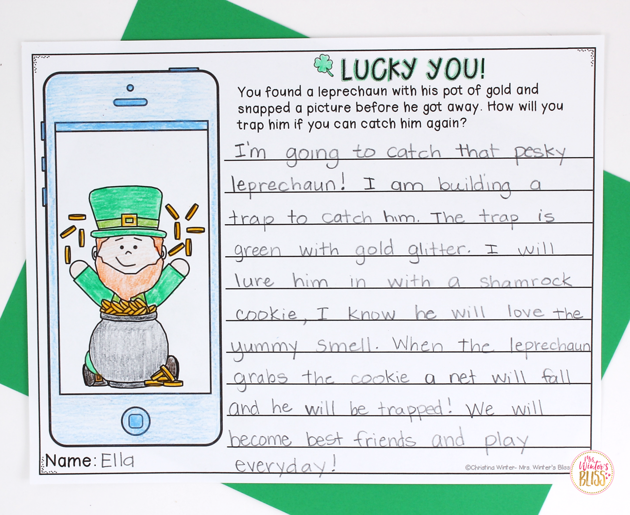 St. Patrick's Day in the Classroom - Lead in Literacy - Resources For ...