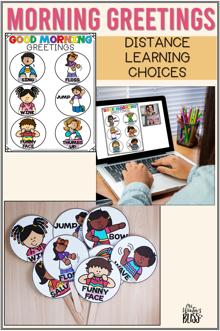 Non-Contact Morning Greetings - Lead in Literacy - Resources For ...