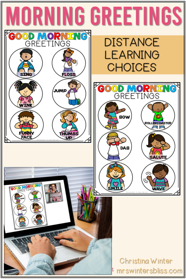 Non-Contact Morning Greetings - Lead in Literacy - Resources For ...