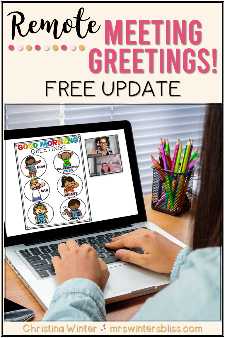 Non-Contact Morning Greetings - Lead in Literacy - Resources For ...