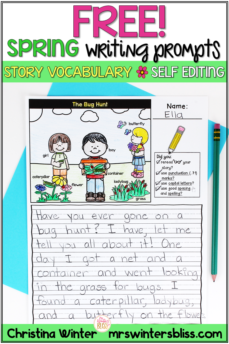 Writing Picture Prompts for Elementary Kids - Lead in Literacy ...
