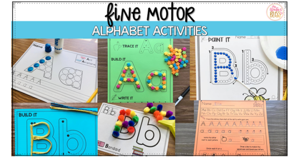 Developing Fine Motor with Name Activities - Lead in Literacy ...