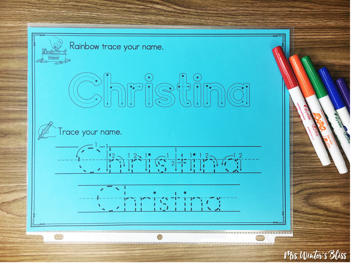 Developing Fine Motor with Name Activities - Lead in Literacy ...