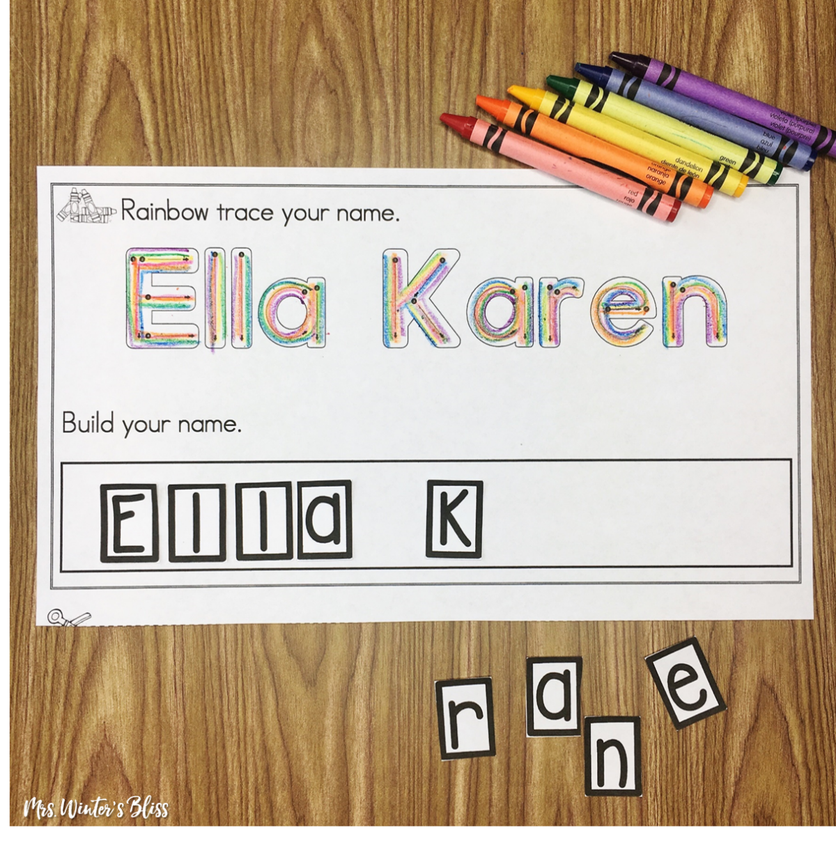 Developing Fine Motor with Name Activities - Lead in Literacy ...