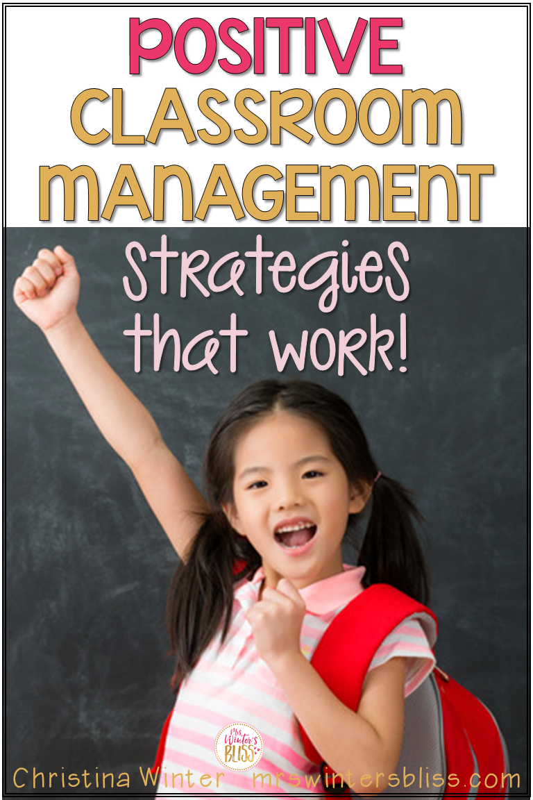 Classroom Management Strategies {positive tips & freebies} - Lead in ...