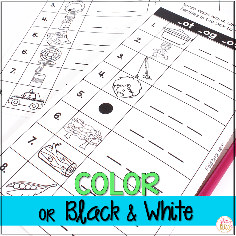 CVC Word Activities - NO PREP - Mrs. Winter's Bliss - Resources For ...