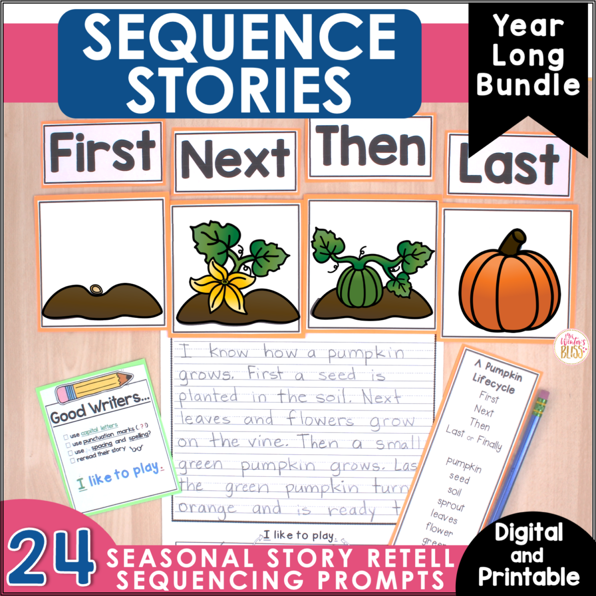Teaching Story Retell and Sequence Writing - Lead in Literacy ...