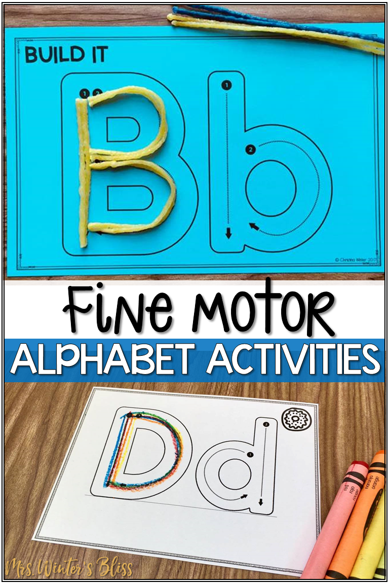 Alphabet Activities – Fine Motor Fun! BUNDLE - Lead in Literacy ...