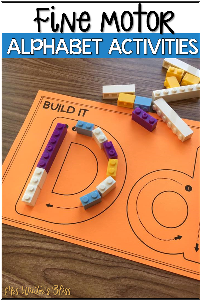 Alphabet Activities – Fine Motor Fun! BUNDLE - Lead in Literacy ...