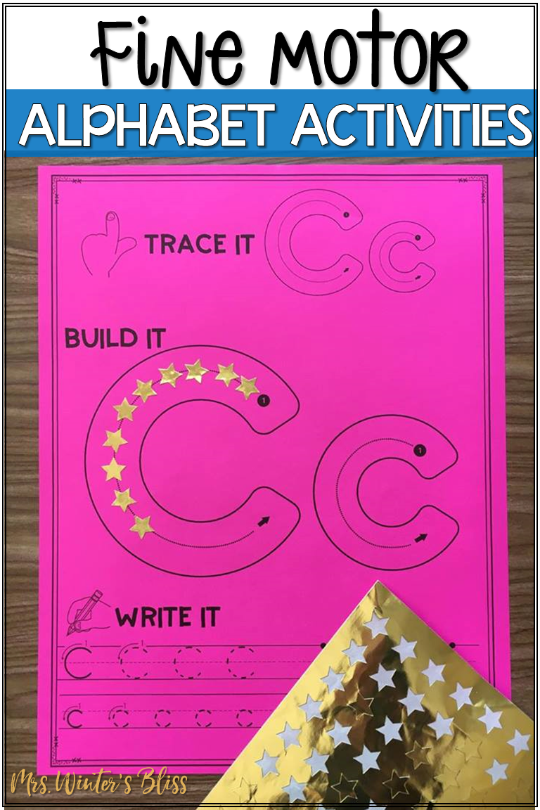 Alphabet Activities – Fine Motor Fun! BUNDLE - Lead in Literacy ...