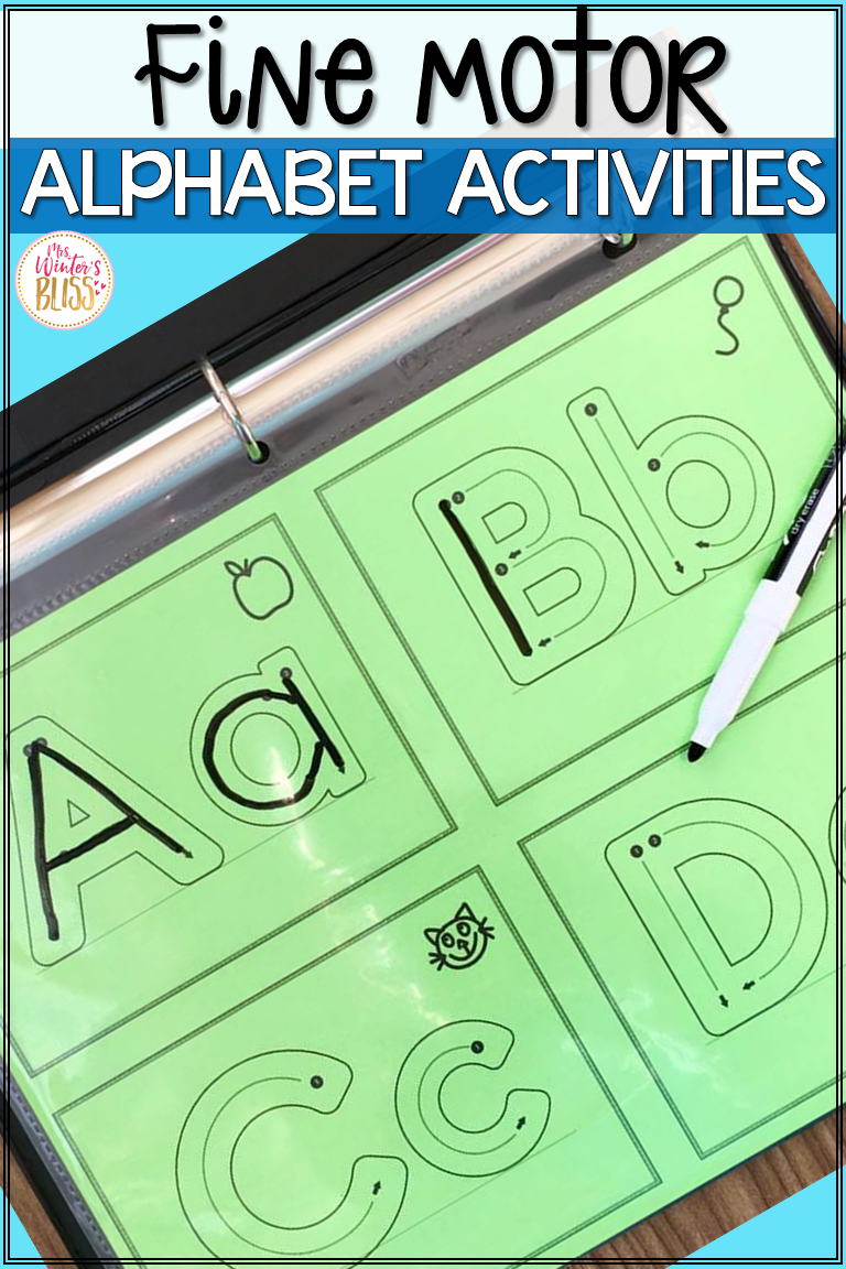 Alphabet Activities – Fine Motor Fun! BUNDLE - Lead in Literacy ...