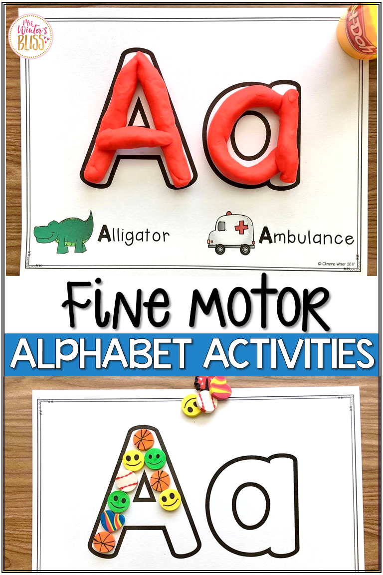 Alphabet Activities – Fine Motor Fun! BUNDLE - Lead in Literacy ...