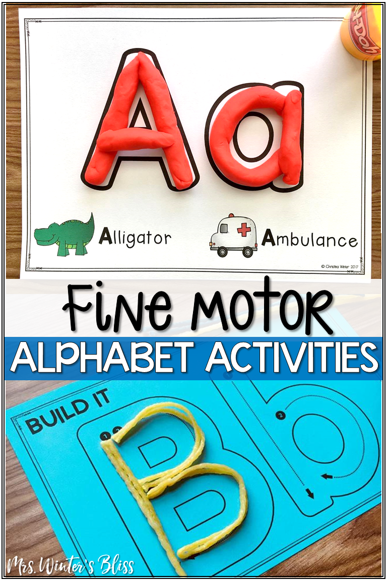 Alphabet Activities – Fine Motor Fun! BUNDLE - Lead in Literacy ...