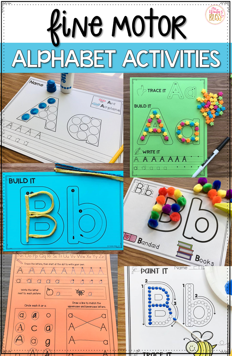 Alphabet Activities – Fine Motor Fun! BUNDLE - Lead in Literacy ...