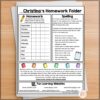 Homework Folder & EDITABLE Newsletter Templates - Lead in Literacy ...