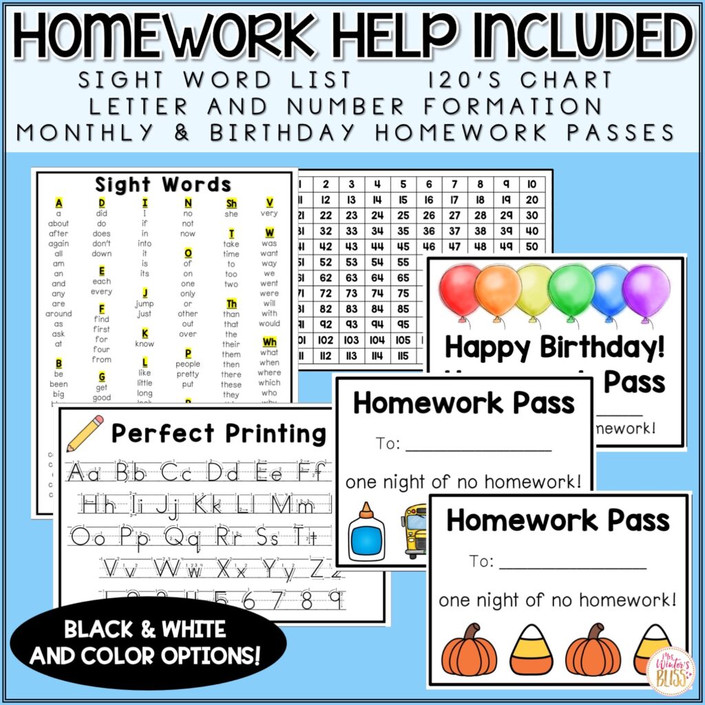 Homework Folder & EDITABLE Newsletter Templates - Lead in Literacy ...