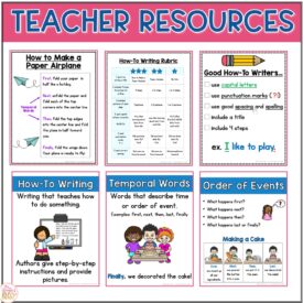 How To Writing - Printable and Digital Procedural Writing - Lead in ...