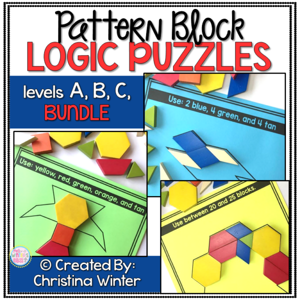 Pattern Block Logic Puzzles - Lead in Literacy - Resources For ...