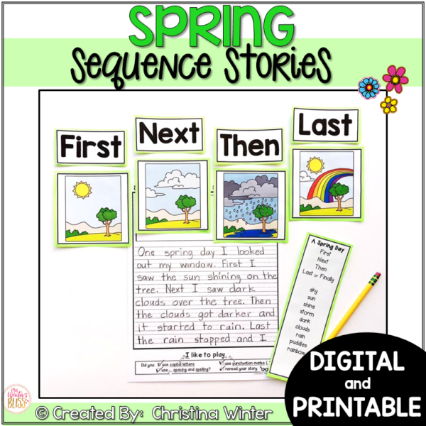 Sequence Writing and Story Retell - BUNDLE - Lead in Literacy ...