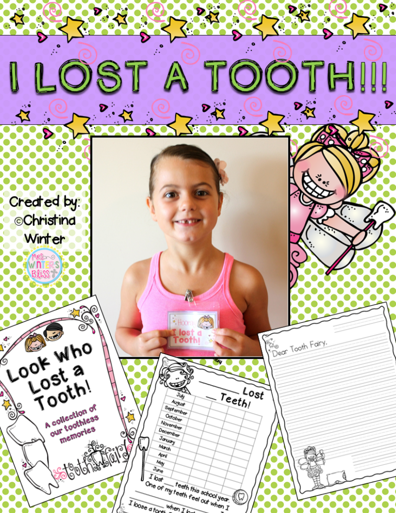 Lost Tooth - Lead in Literacy - Resources For Kindergarten, 1st & 2nd Grade