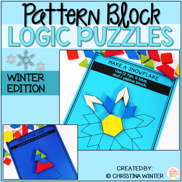 Math Logic Puzzles Shapes - Year Bundle - Lead in Literacy - Resources ...
