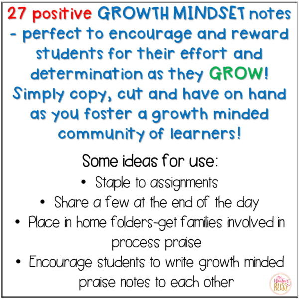 Growth Mindset Mega Bundle - Lead in Literacy - Resources For ...