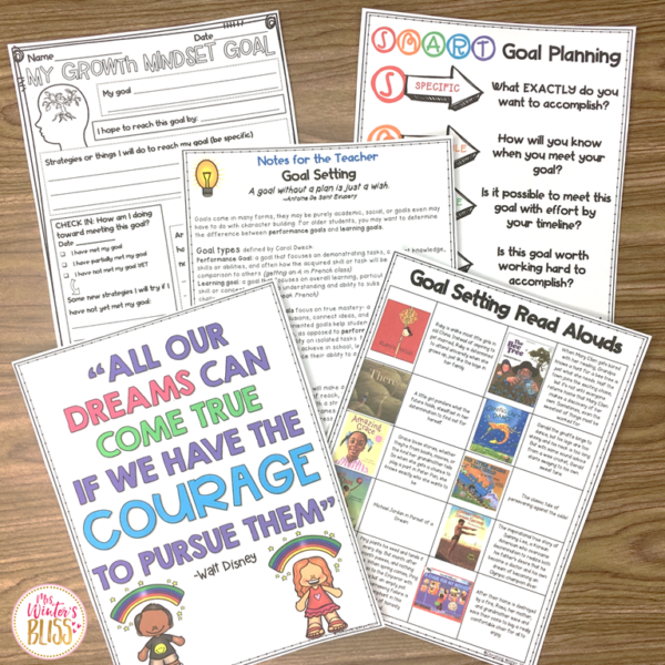 Goal Setting - Growth Mindset & SMART Goals - Lead in Literacy ...