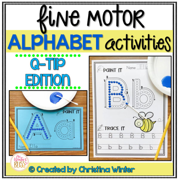 Alphabet Activities – Fine Motor Fun! *PAINT IT* - Lead in Literacy ...