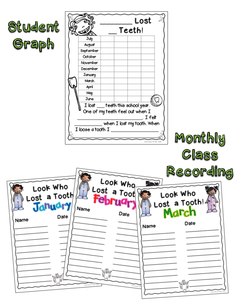 Lost Tooth - Lead in Literacy - Resources For Kindergarten, 1st & 2nd Grade