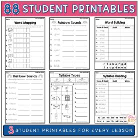 3rd Grade Word Study Printables & Assessments BUNDLE - editable ...